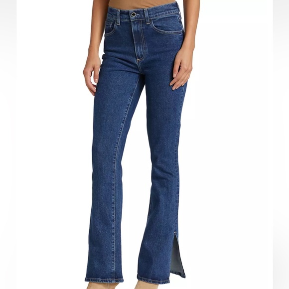 Le Jean | Jeans | Nwt Le Jean Stella High Rise Stretch Split Hem Flare ...